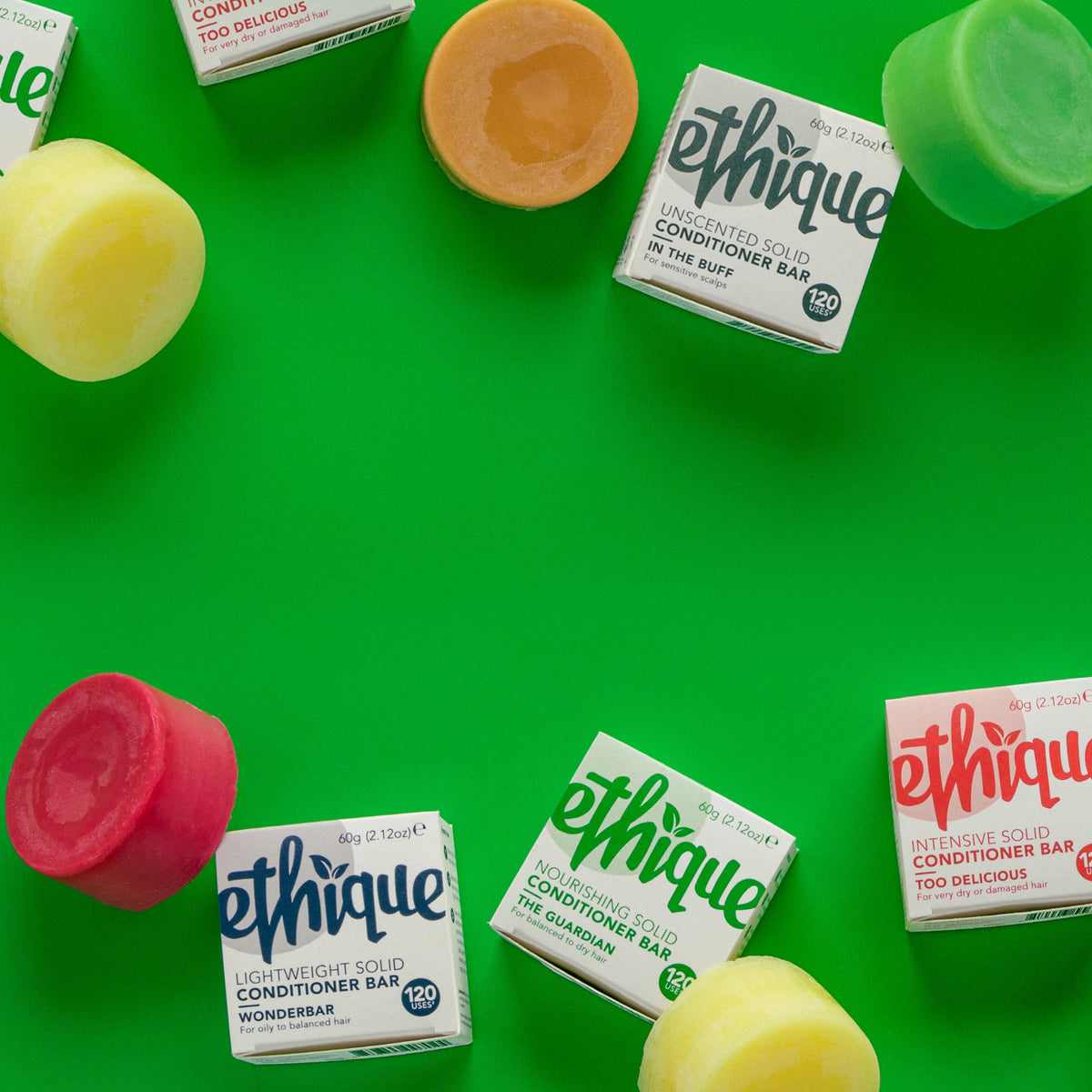 Conditioner Bars and Solid Conditioners Ethique