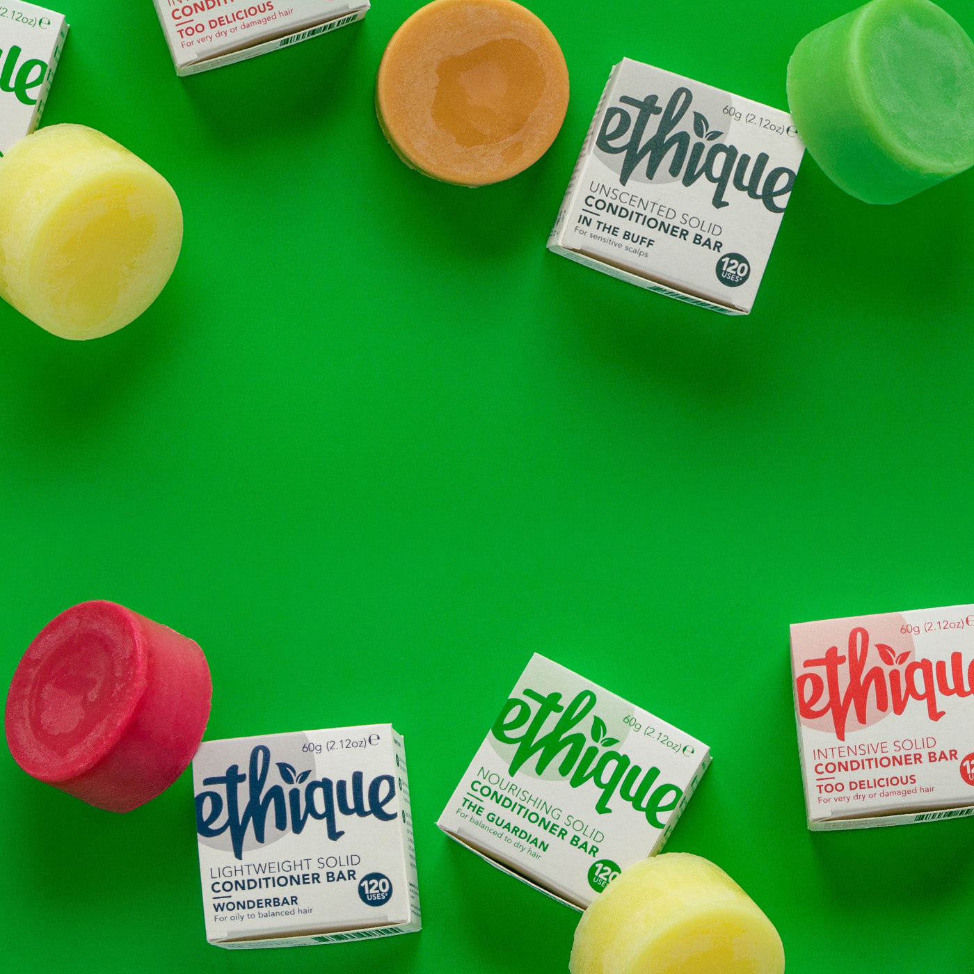 Conditioner Bars and Solid Conditioners Ethique